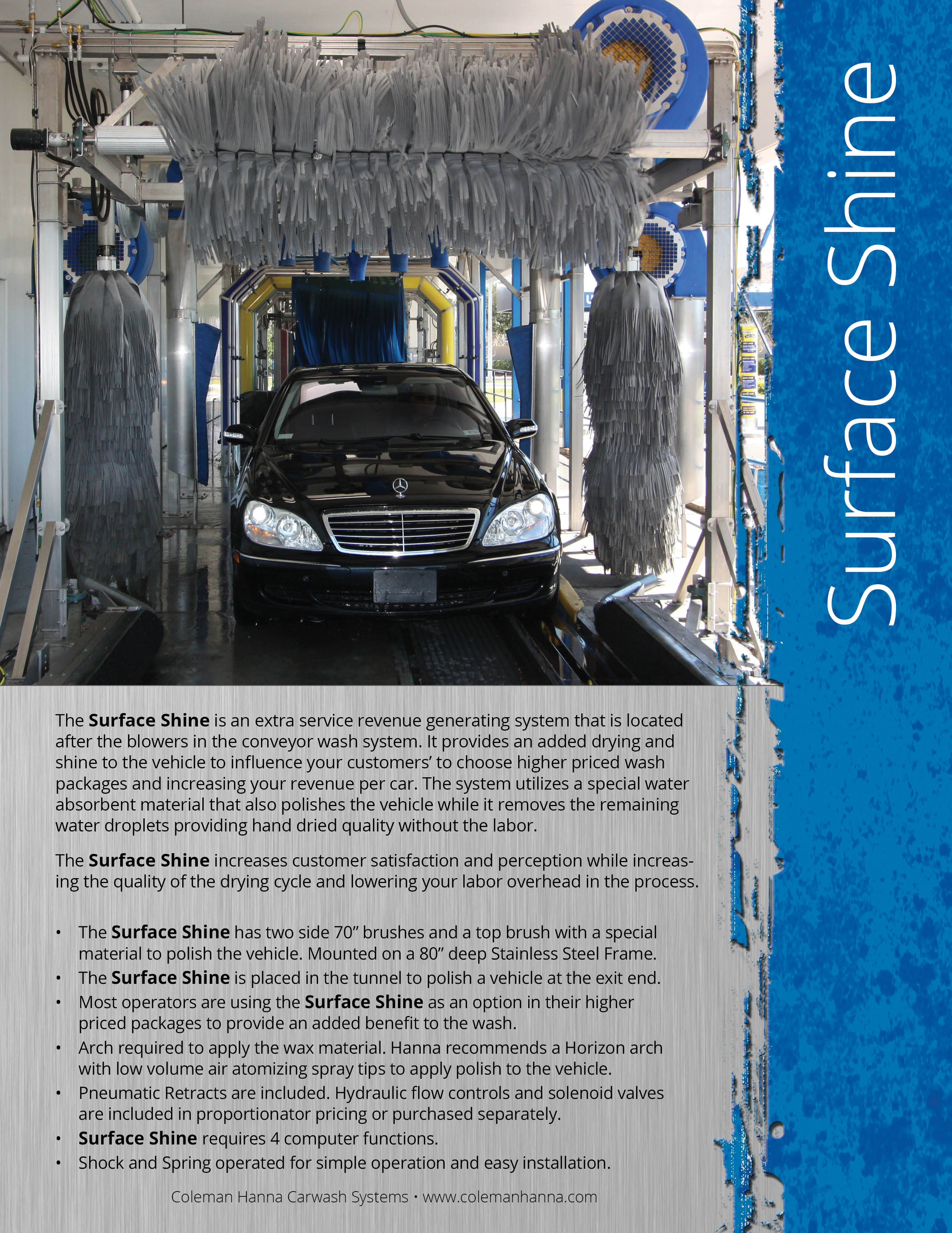 Drying & Polishing Equipment - Coleman Hanna Carwash Systems