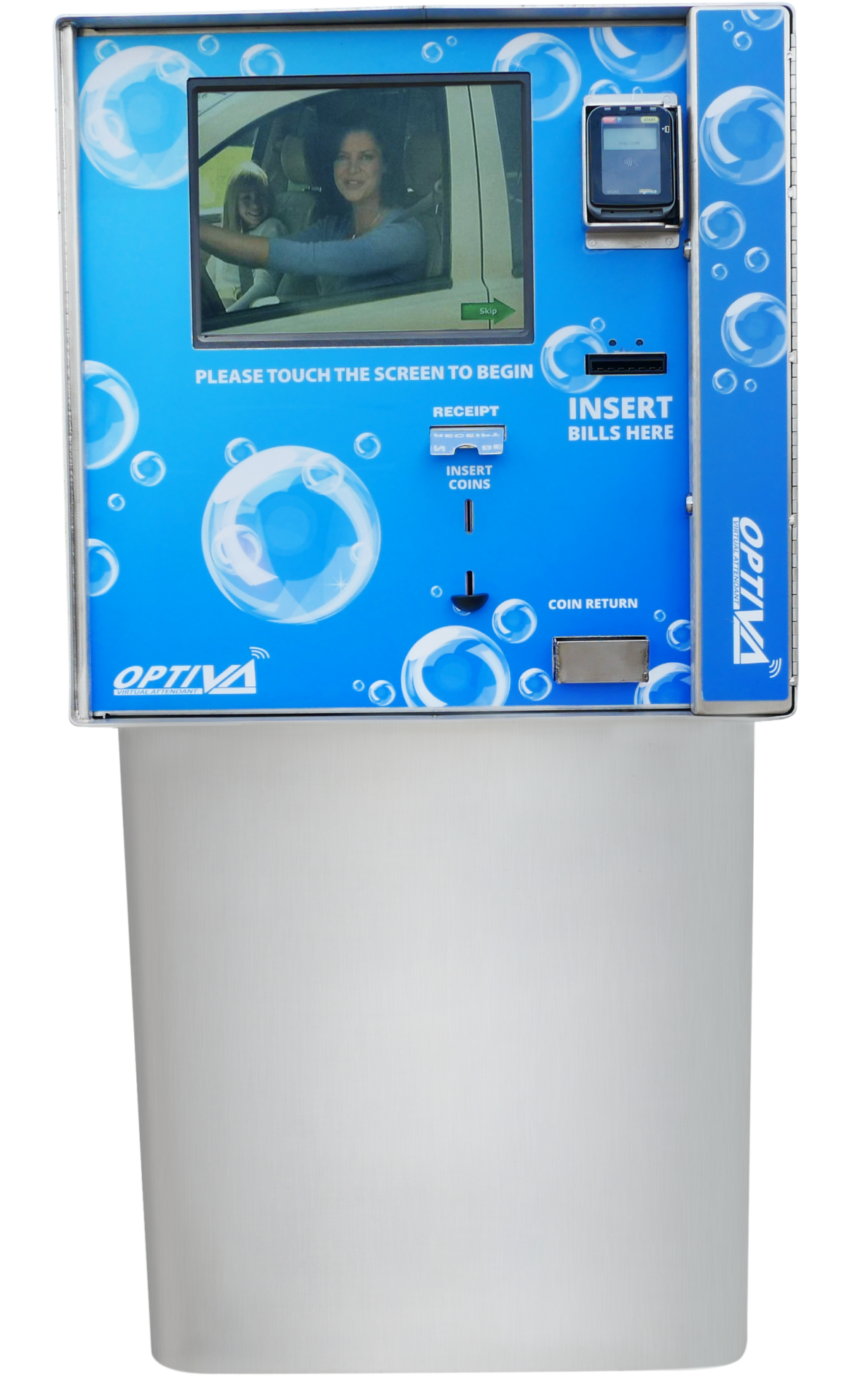 Optiva Virtual Attendant Entry System – Coleman Hanna Carwash Systems